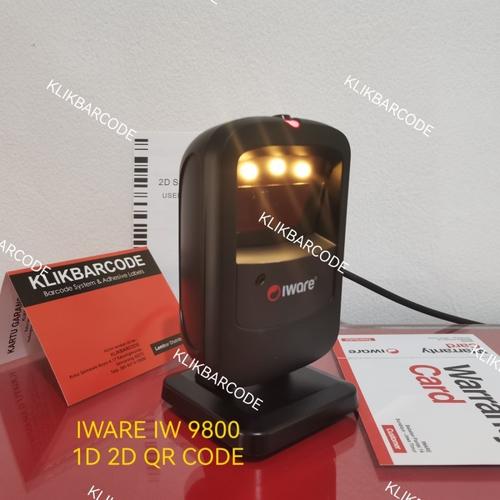 Jual BARCODE SCANNER 2D OMNI IMAGER IWARE IW 9800SQ SEKELAS SYMBOL DS ...