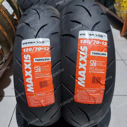 Jual 120/70-12 & 130/70-12 BAN MAXXIS VICTRA TUBELESS SEPASANG _ VESPA ...