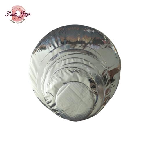 Jual Alas Kue Kardus Bulat Ukuran 30 - Silver - Kota Surabaya - Toko ...