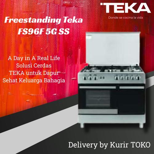 Jual Teka Freestanding Cooker 90cm FS96F5G Freestanding Teka Fs96f 5G ...