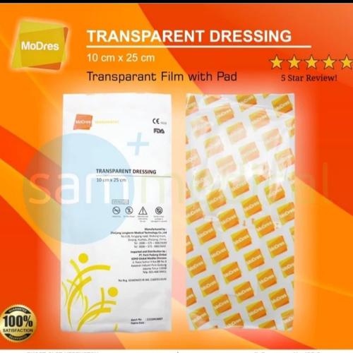 Jual modres foam transparan dressing 10 x 25 cm bisa buat plester post ...