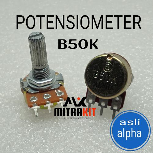 Jual Potensiometer ALPHA B50K Mono asli alpha (NOS) - Kab. Bandung ...