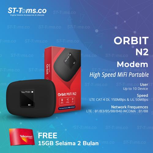 Promo HKM M22 Orbit Mifi N2 Telkomsel Free Kuota 15GB Modem Portable ...