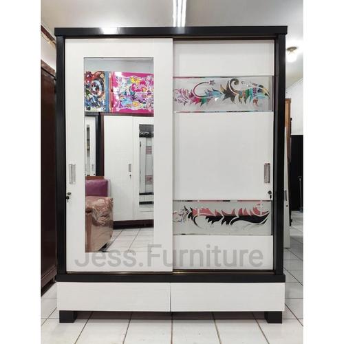 Jual Lemari Baju Bahan KAYU BLOKTIK , Lemari Baju 2Pintu Jumbo , Lemari ...