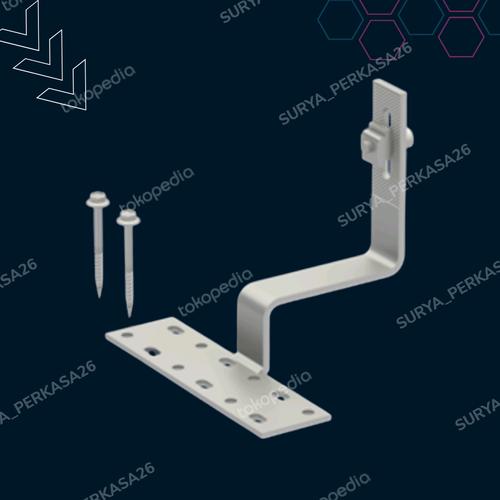 Jual Tile Roof Hook Set - Mounting Panel Surya / Solar Panel - Jakarta ...