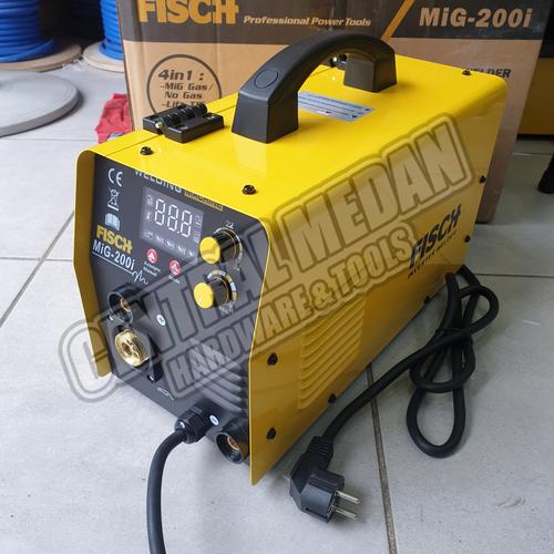 Jual MESIN TRAFO LAS FISCH MIG 200 MiG-200i 4 in 1 DIGITAL INVERTER ...