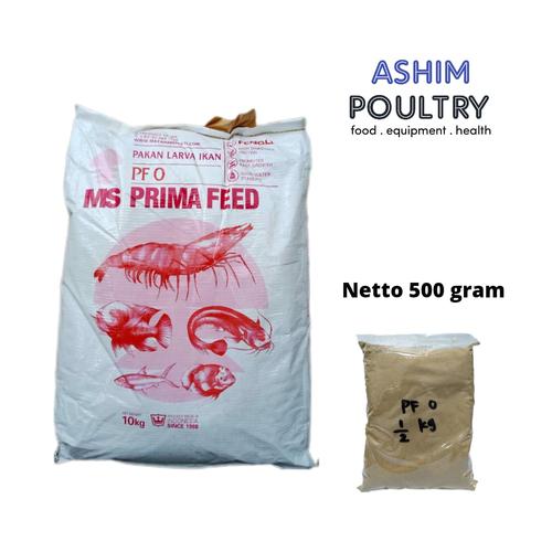 Jual PF0 Pakan Pelet Makanan Larva Benih Ikan MS Prima Feed repack ...