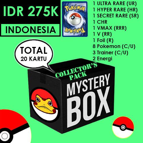 Jual Mystery Box Kartu Pokemon Indonesia - Random Card TCG COLLECTOR'S ...