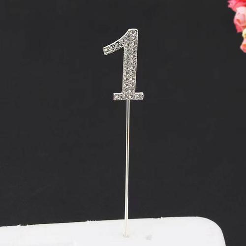 Jual CAKE TOPPER UCAPAN HAPPY BIRTHDAY DAN ANGKA 0-9 BAHAN BESI SILVER ...