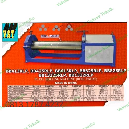Jual Mesin Roll padat besi 7.5 hp /5.5 kw Rolling Machine - BB1325RLP ...