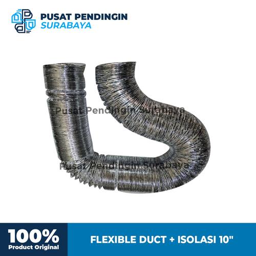 Jual FLEXIBLE DUCT 10 INC + ISOLASI - ISOLASI ALUMUNIUM 10INC - Kota ...