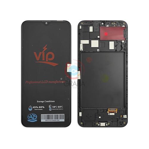Jual LCD SAM A20 / A205 + FRAME FULLSET TOUCHSCREEN - Hitam - Kota ...