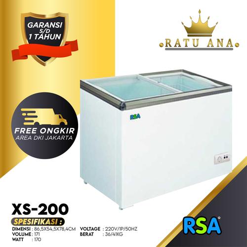 Jual RSA XS-200 CHEST FREEZER SLIDING GLASS XS200 - Jakarta Barat ...