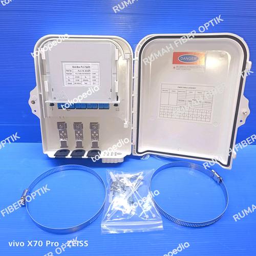 Jual odp 8 core lengkap spliter box 1:8 sc upc/ODP MINI 8 CORE MODEL ...