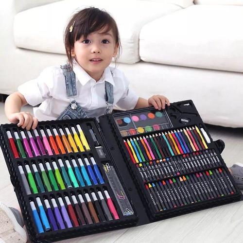 Jual Crayon Set 150pcs / Krayon Mewarnai Anak 150pcs / Pensil Warna Set ...