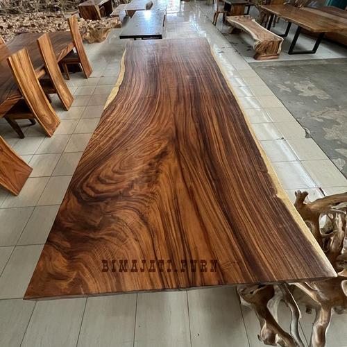 Jual Meja Makan Natural Wood furniture solid Top Table - Kab. Jepara ...