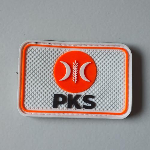 Jual patch rubber logo pks - partai keadilan sejahtra - pemilihan umum ...