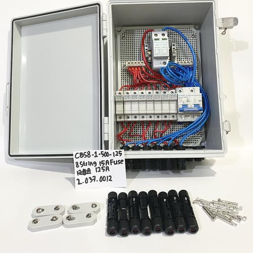 Jual Slocable PV Combiner Box 8 Strings 500V DC Fuse 125A Surge ...