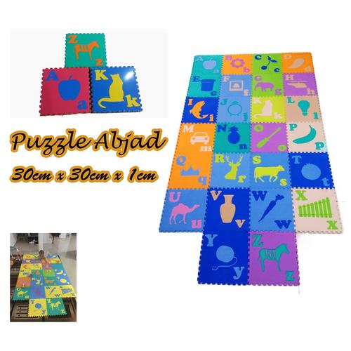 Jual Eva Matras Alas Lantai - Puzzle Edukasi Huruf Alfabed Abjad 13 pcs ...