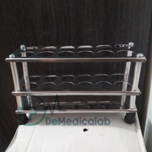 Jual Rak Tabung Reaksi Stainless Steel 12 Lubang - Test Tube Rack ...