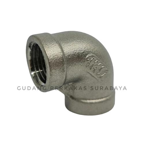 Jual FEMALE ELBOW SUS304 SAMBUNGAN PIPA DRAT DALAM STAINLESS SS304 KNEE SOK - Kota Surabaya ...