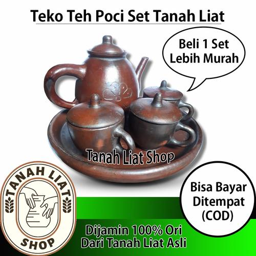 Jual Teko Teh Poci Set Gerabah Tanah Liat - Kab. Klaten - Tanah Liat ...