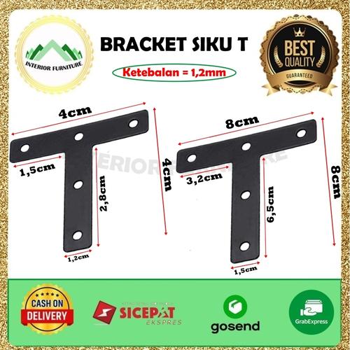 Promo Frame Siku T Stainless / Konektor Connector sambungan rata 4 x 4 ...