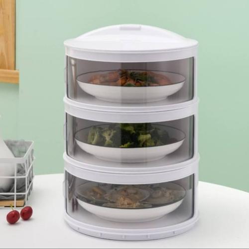 Jual Tudung Saji 3 Susun Rak Susun Makanan Portable Food Cover - Kota ...