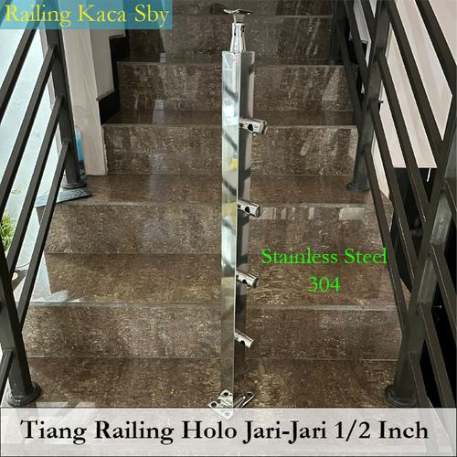 Jual TIANG RAILING HOLO MODEL JARI JARI PIPA 1/2 INCH - SS304 - Kota ...