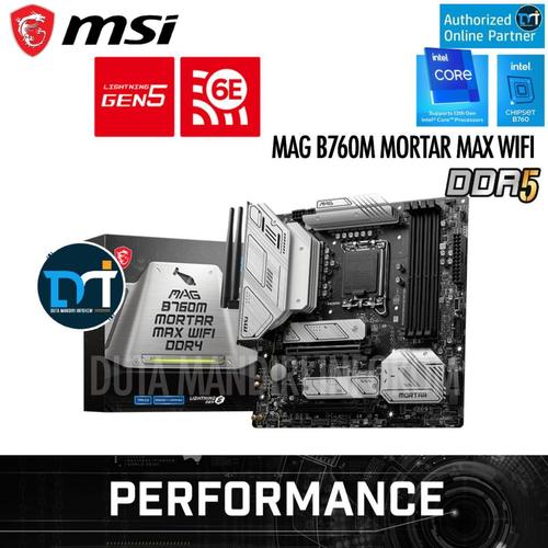 Promo MSI MAG B760M MORTAR MAX WiFi - [Socket 1700, B760, DDR5 , m-ATX] Cicil 0% 3x - Jakarta ...