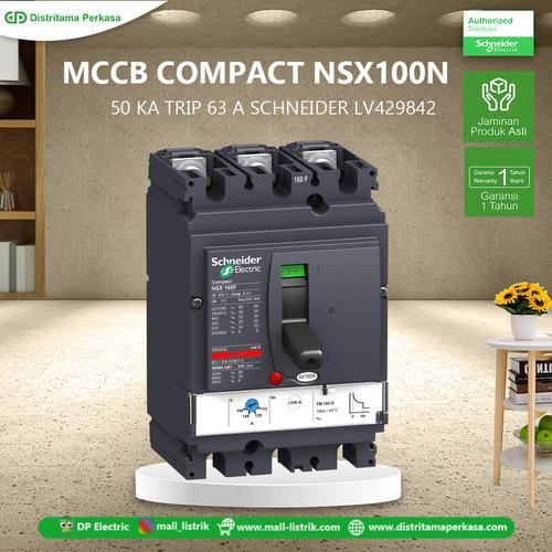 Promo Schneider MCCB NSX100N 3P 3d TMD 50kA 63A - LV429842 Cicil 0% 3x ...
