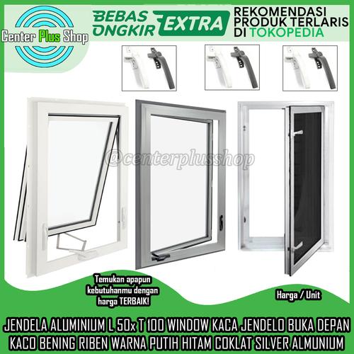 Jual JENDELA ALUMINIUM 50 x 100 WINDOW KACA ALUMUNIUM KUSEN BOUVEN ...