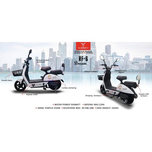 Jual Sepeda Listrik Uwinfly RF6 Redfish 6 By UWINFLY Electric Bike ...