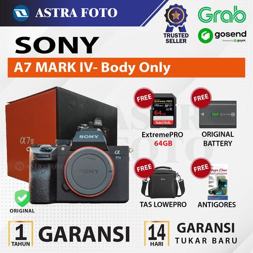 Promo Sony A7IV Body Only - Sony A7 IV Sony A7 Mark IV - A7IV BO - Sony ...