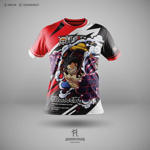 Jual JERSEY ANIME Monkey De Luffy - One Pice JERSEY Monkey De Luffy ...