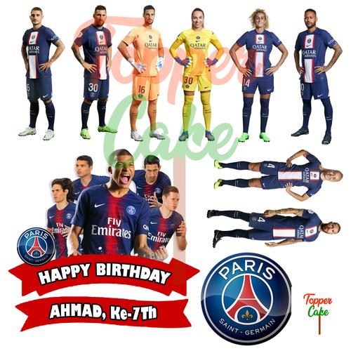 Jual Topper Cake PSG 2 gratis tambah nama, usia dan foto - Kab. Bandung ...