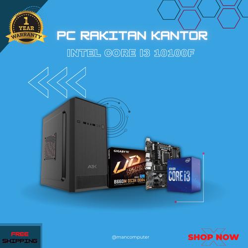 Jual PAKET CPU/ PC RAKITAN CORE I3 10100f GEN 10 / SSD 128GB/ RAM 16GB ...
