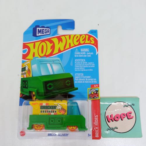 Jual Hot Wheels Brickin Delivery Diecast Brick Rider Original Mattel ...