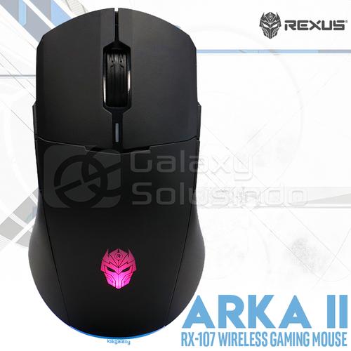 Jual Rexus ARKA II RX-107 RGB Wireless Ambidextrous Gaming Mouse ...