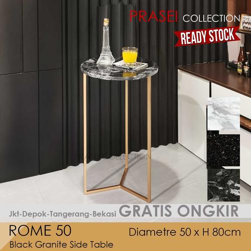 Jual ROME 50 HG - Black Granite High Table Meja Tiinggi Sudut Hias ...