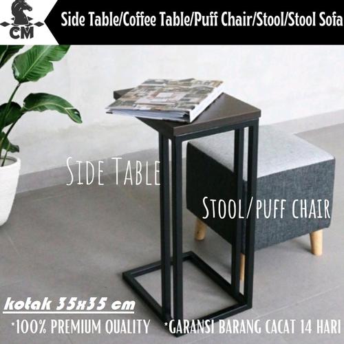 Jual SIDE TABLE/MEJA SAMPING KOPI/COFFE PUFF STOOL/SOFA KOTAK/MEJA ...