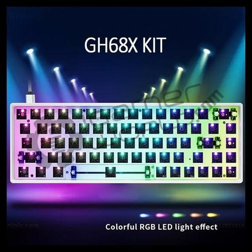 Promo Paradox Gaming Keyboard 68% GHOST DIY GH68X WIRED ABS Kit RGB ...