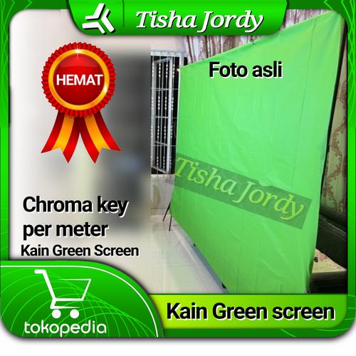 Promo Greenscreen chroma key backdrop green screen background studio ...