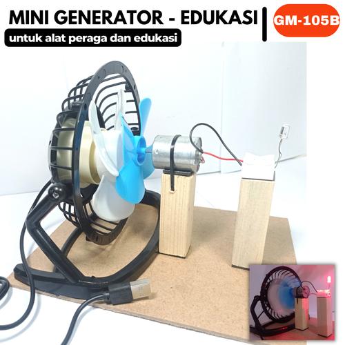 Jual KIT EDUKASI WIND TURBINE GENERATOR / PRAKTEK GENERATOR MINI ...
