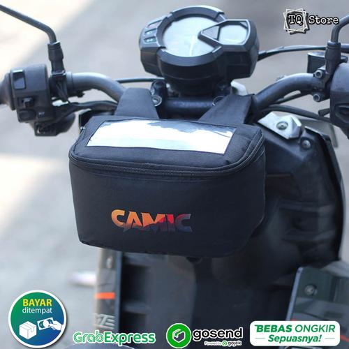 Promo Tas Stang Handlebar Sepeda Motor Stang Holder HP Anti Air ...