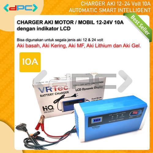 Jual Charger Aki 12-24V 10A Portable Mobil - Motor Dengan Chip - Jakarta Barat - dpc-shop ...