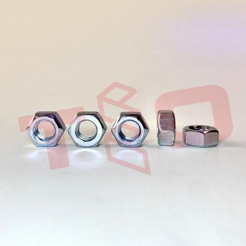 Jual Mur Hex M8 Besi PUTIH kunci 13 - Mur Hexagon M8 - Nut Hex 8mm ...