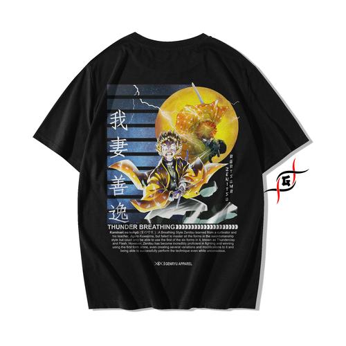 Jual ZENITSU AGATSUMA KAOS ANIME DISTRO KIMETSU NO YAIBA (DEMON SLAYER ...