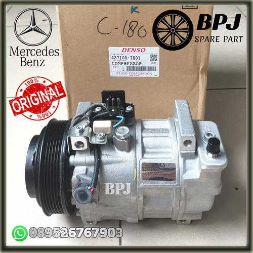 Jual Compressor Kompresor AC Mercy C180 W202 1994 Kaki 4 ASLI ORI DENSO ...
