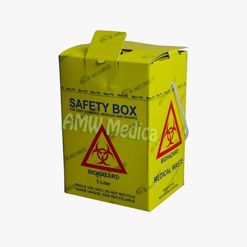 Jual Safety Box 5 L Biohazard Kotak Sampah Limbah Medis 5 Liter + Tali ...